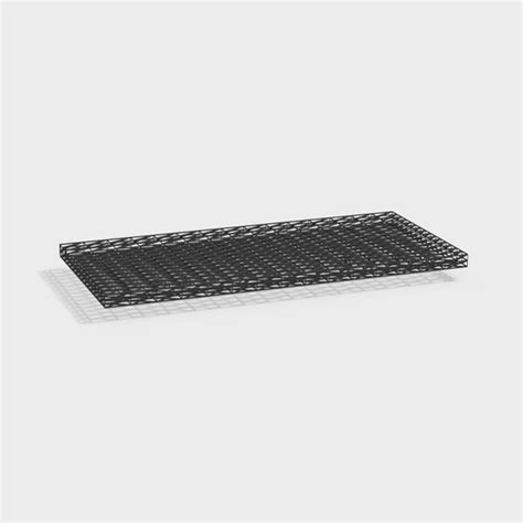 Industrial Grid Platform 3d Model Low Poly Metal Grid