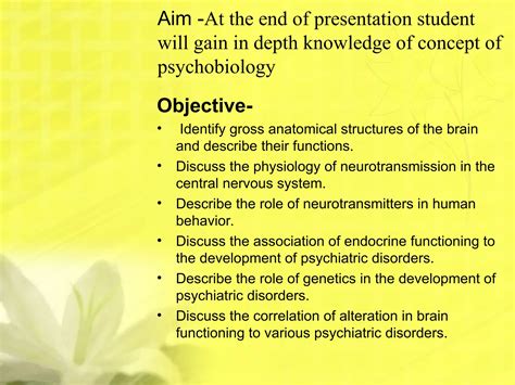 Concept Of Ncept Of Psychobiologyppt
