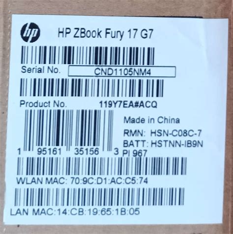 Laptops Notebooks Hp Zbook Fury G Mobile Workstation Laptop Was Listed For On