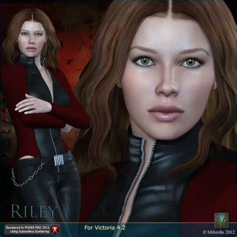 Mrl莱利v4 Mrl Riley V4 女性 人物 Daz3d下载站