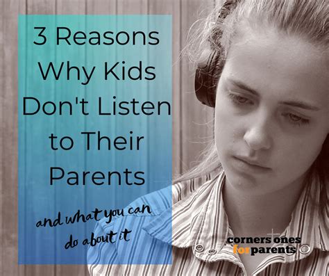 Why Is My 5 Year Old Not Listening At School