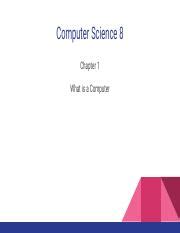CS 8 Chapter 1 Pdf Computer Science 8 Chapter 1 What Is A Computer Introduction Chapter