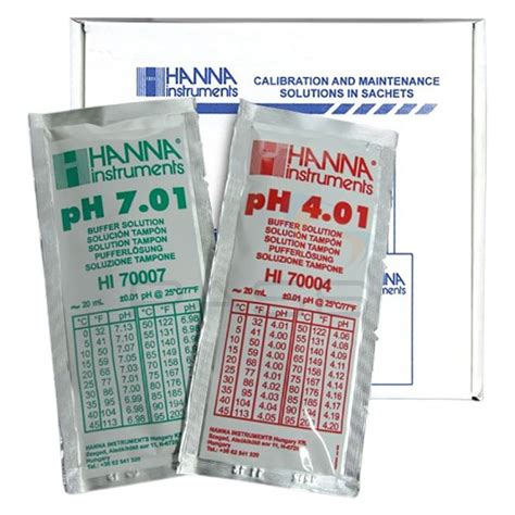 Hanna Instruments Buffer Solution Sachets 10 X 20ml