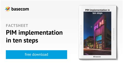 Successful Pim Implementation In Ten Steps Basecom