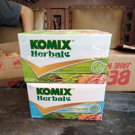 Jual Komik Herbal Sachet Rasa Rasa Original Pepermint Jahe Jeruk