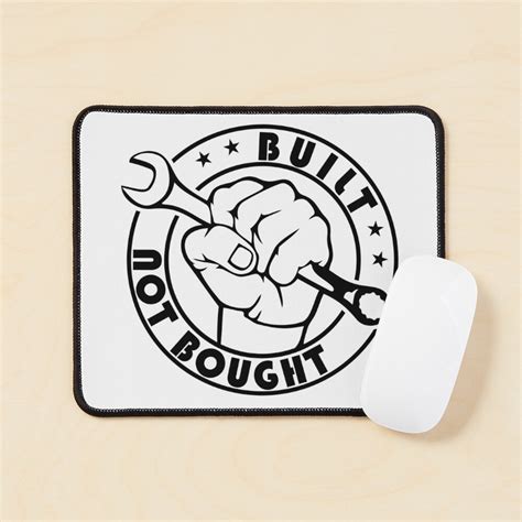 Built Not Bought Sticker For Sale By Hipmadeart Redbubble