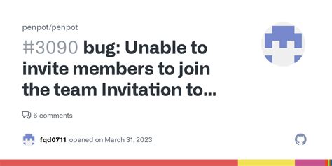 Bug Unable To Invite Members To Join The Team Invitation To Join
