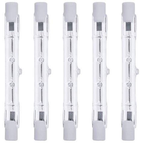 Teamwill Halogen Light Bulb 120v 100w Warm White 2700k R7s J Type