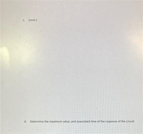 Solved 1 Topic Problem Series RLC Circuit Using The Chegg Com