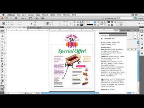 InDesign CS5 Tutorial Exploring The Interface 5 Of 6 Wmv YouTube
