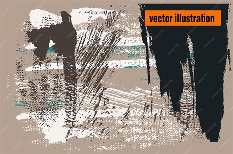 Premium Vector Irregular Cross Hatching Strokes On Canvas Acrylic