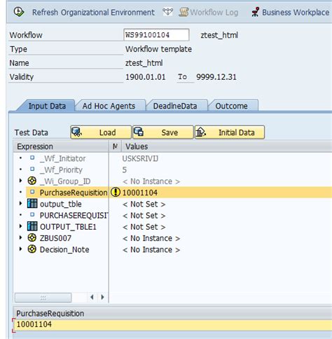 Display Table In Workflow Decision Step Using HTML SAP Community
