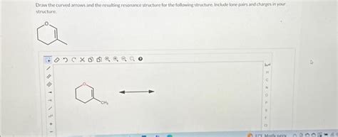 solved draw the curved arrows and the resulting resonance