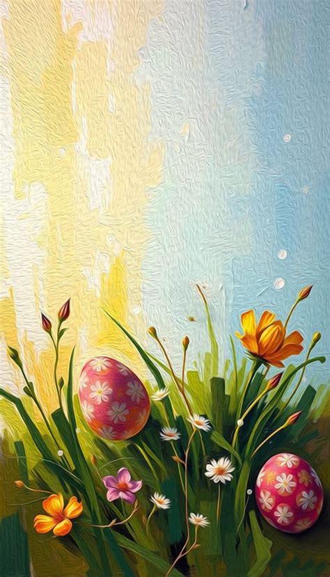 Easter Card Design Pattern For Printing On Wall Decorations Covers Posters Stock