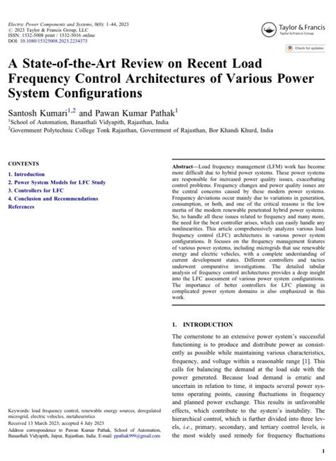 Pawan Kumar Pathak Phd On Linkedin Powergrid Frequencycontrol Artificialintelligence