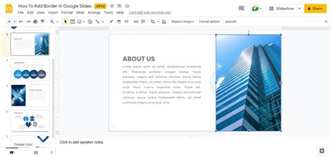 How To Add A Border In Google Slides Google Slides Tutorial