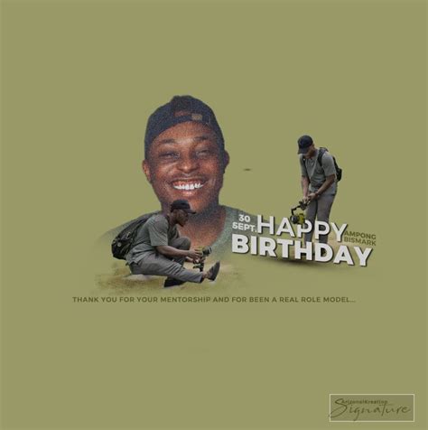 Arinze Onunze On Linkedin Birthday Design With Before And After