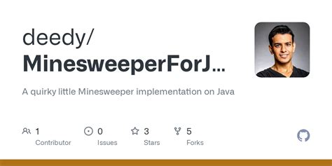 Github Deedyminesweeperforjava A Quirky Little Minesweeper Implementation On Java