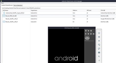 windows avd stays stuck on android is starting stack overflow