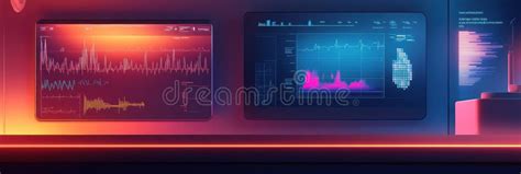 Patient Data Visualization In A Modern Clinic Space Showcasing