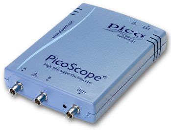 Zeer Hoge Resolutie Oscilloscoop Van Picotech De PicoScope 4262 Heeft Een 16 Bit Resolutie Zoda