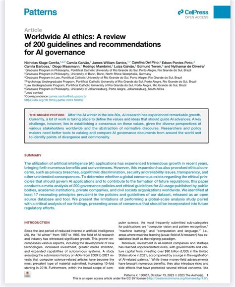 Meta Analysis Of Ai Ethics Guidelines Martin Ciupa Posted On The