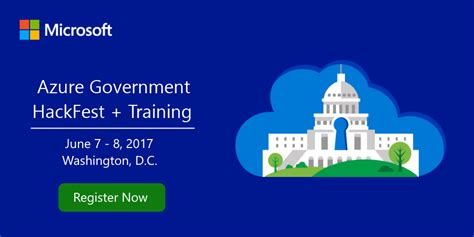 announcing the azure government hackfest training event june 7 8 in