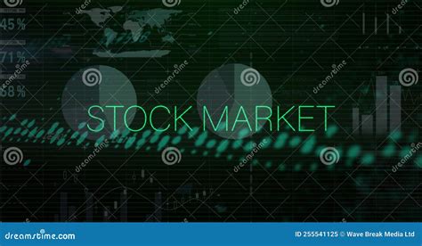 Animation Of Stock Market Text Over Data Processing Stock Video Video