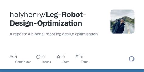 GitHub Holyhenry Leg Robot Design Optimization A Repo For A Bipedal Robot Leg Design Optimization