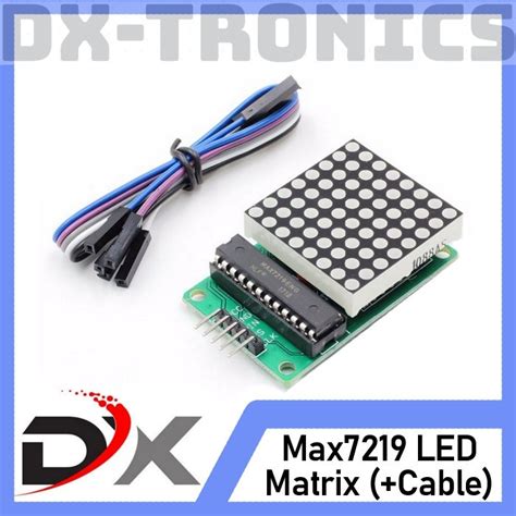 Jual MAX7219 LED Dot Matrix Module MAX 7219 Arduino Compatible MAX 7219 Shopee Indonesia