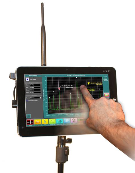 Handheld Rf Vue T10 Spectrum Analyzer Designed For Professional Handheld Rf Vue T10 Spectrum Analyzer Designed For Professional
