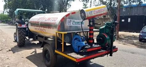 Air Cooled Trailer Mounted Sanitizing Spray Machine Capacity 3000