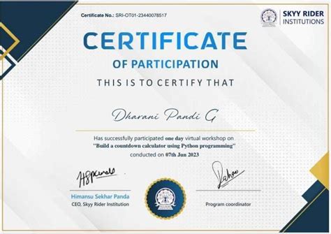 Dharani Pandi G On Linkedin Pythonprogramming Webinar Skyrider