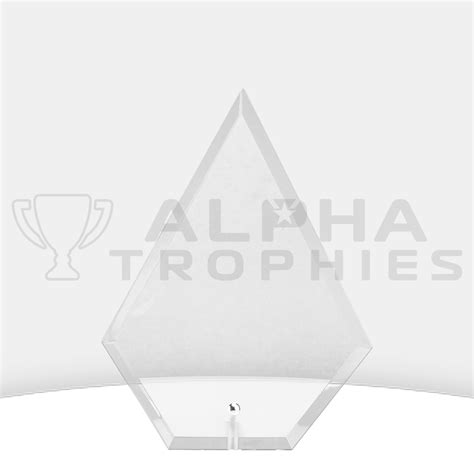 Glass Arrow Plaque 150mm