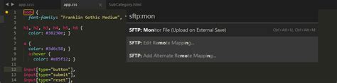 Sublime Sftp Upload Compiled Css When Sass File Saved Stack Overflow