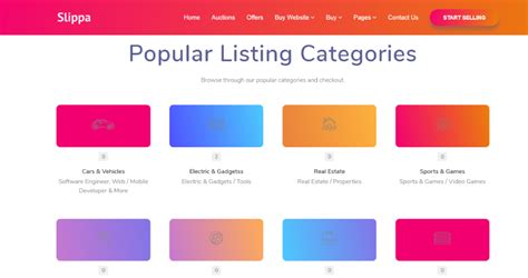 slippa domains website app and social media marketplace php script by