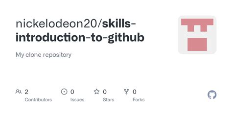 GitHub Nickelodeon Skills Introduction To Github My Clone Repository