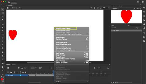 How To Create A Classic Tween In Adobe Animate Cc 11 Steps Instructables