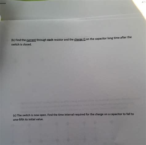 Solved In The Circuit Of Figure With C Completely Chegg