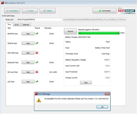 DLPNIRNANOEVM Lamp Power And Bluetooth Data Format DLP Products Forum DLP Products TI