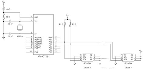 Interfacing At24cxx Serial Eeproms With At89c51 Microcontrollers