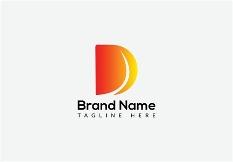 Abstract D Letter Modern Lettermarks Logo Design 17189836 Vector Art At