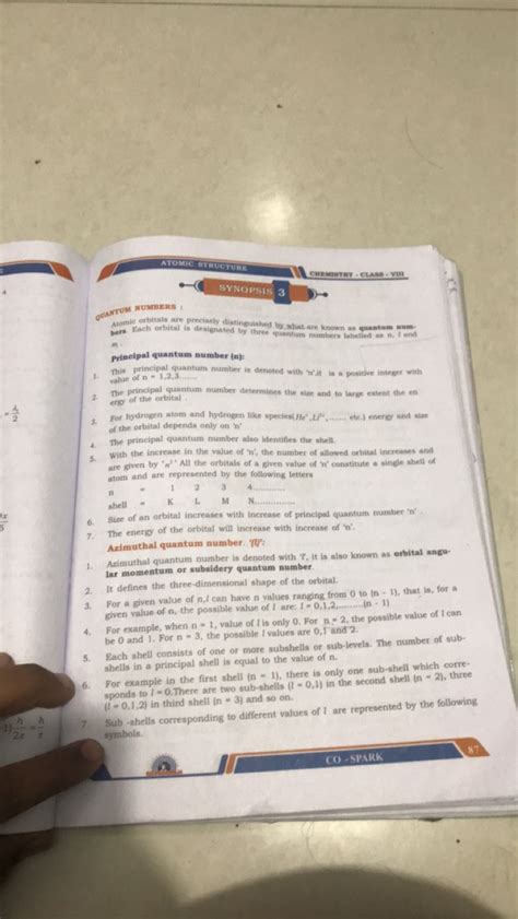 Atomic Orbitals Quantum Numbers Atomic Orbitals Are Distinguished By Qu