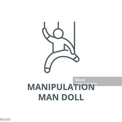 조작 남자 인형 벡터 라인 아이콘 선형 개념 개요 기호 기호 마리오네트에 대한 스톡 벡터 아트 및 기타 이미지 마리오네트 아이콘 Theatrical