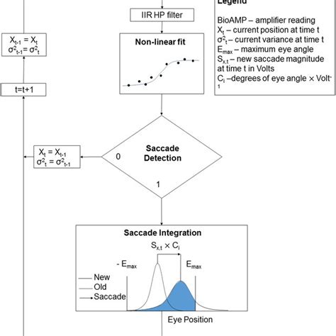Detail Of The Saccade Detection Algorithm Over 12 Seconds Of The