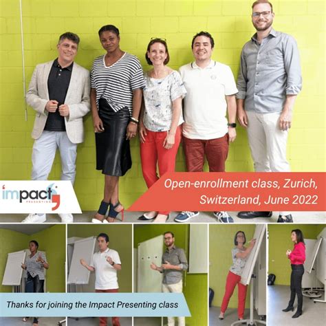Zurich Presentation Skills Course June 2022 Impact Presenting®