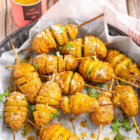 Hasselback Potatoes On Skewers Recipe