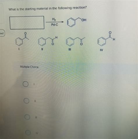Solved What is the starting material in the following | Chegg.com