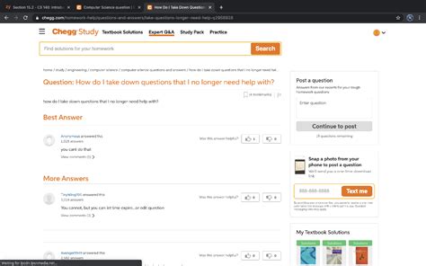 Solved Zy Section 152 Cs 140 Introduc X Computer Science