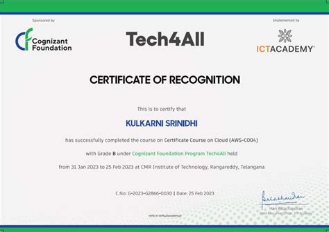 Srinidhi Kulkarni On Linkedin I Am Thrilled To Announce That I Have